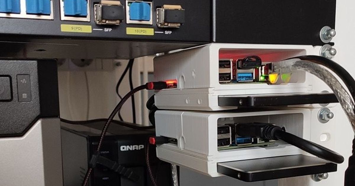 19" Rackmount Case for Raspberry Pi and "HotSwap"-SSD by Ascardia ...