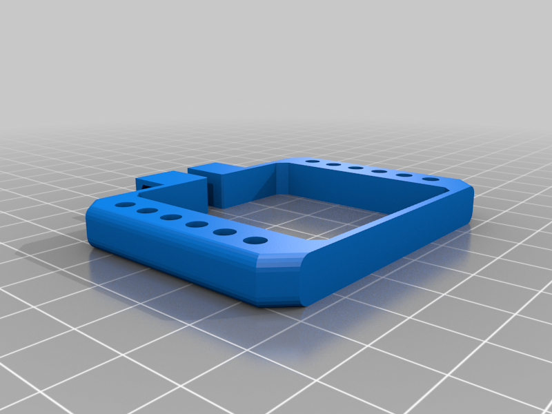 Cable Chain Mount X-Axis for Microswiss DD (multi purpose clamp) by ...