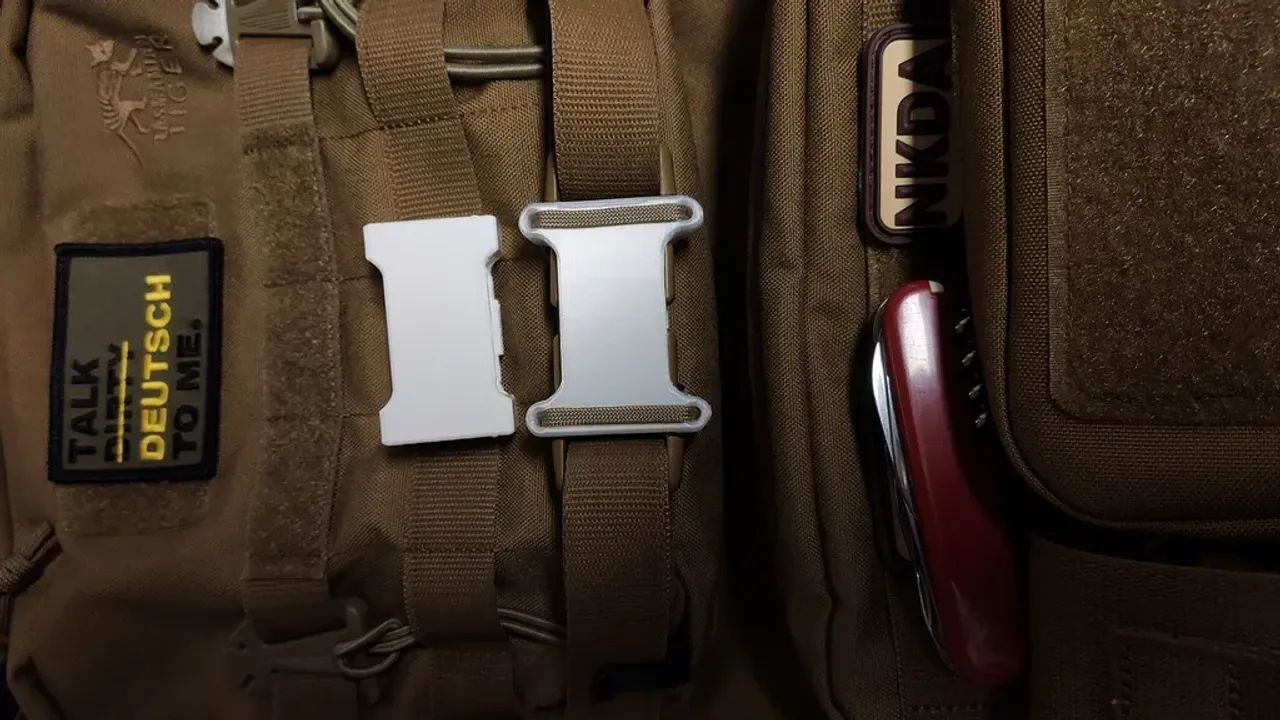 Double Side Release Buckle Female for MOLLE (compression straps) by ...