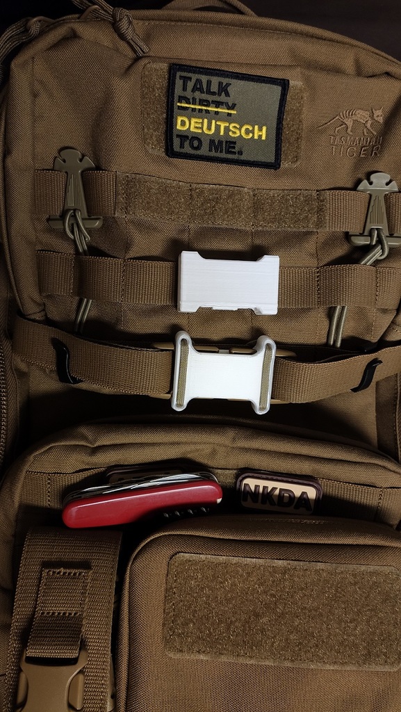 Double Side Release Buckle Female for MOLLE (compression straps) by ...