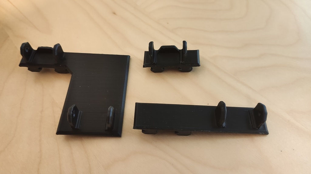 Solid Ender 3 V2 Cable Chain mount for Y/Z axis with rerouted cables by ...