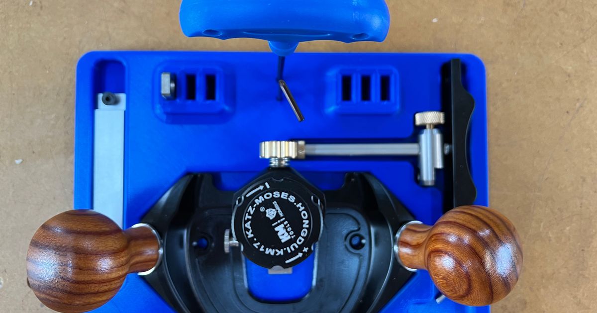 KM-17 Router Plane storage tray by Darrens Workshop | Download free STL ...