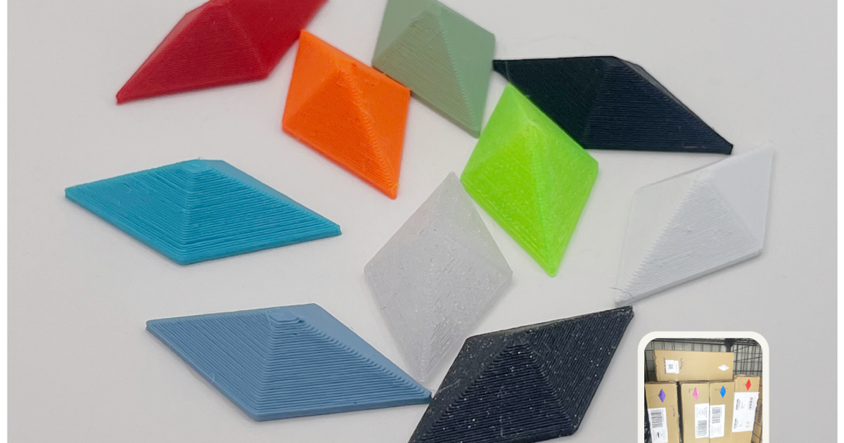 Rhombus Filament Sample Colors by ViddyPrints | Download free STL model ...
