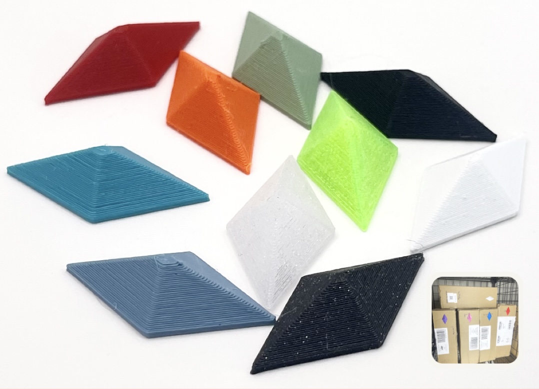 Rhombus Filament Sample Colors by MrViddy | Download free STL model ...