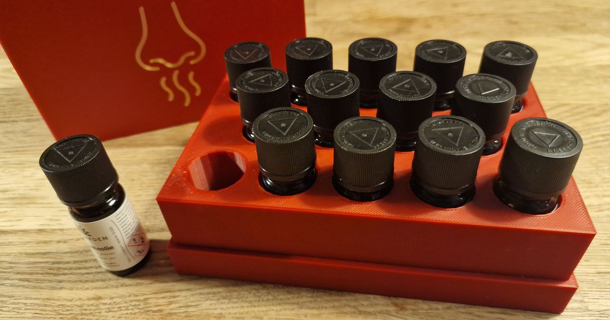 Scent Box for Pure Oils (Covid nose) by NIversen | Download free STL ...