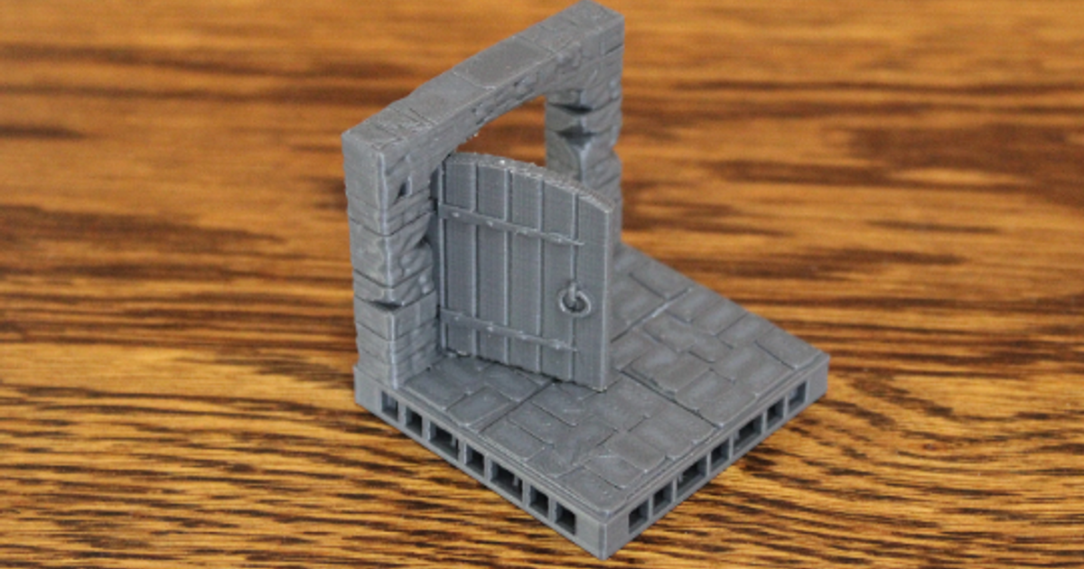 OpenLock Dungeon tile with functioning door by DungeonHero | Download ...