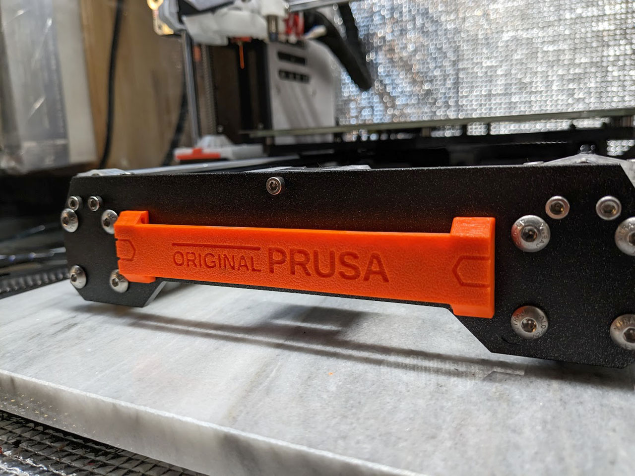 Prusa MK3 Front Plate Logo by BaGooN | Download free STL model ...