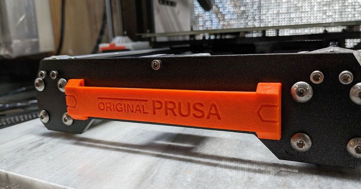 Prusa MK3 Front Plate Logo by BaGooN | Download free STL model ...