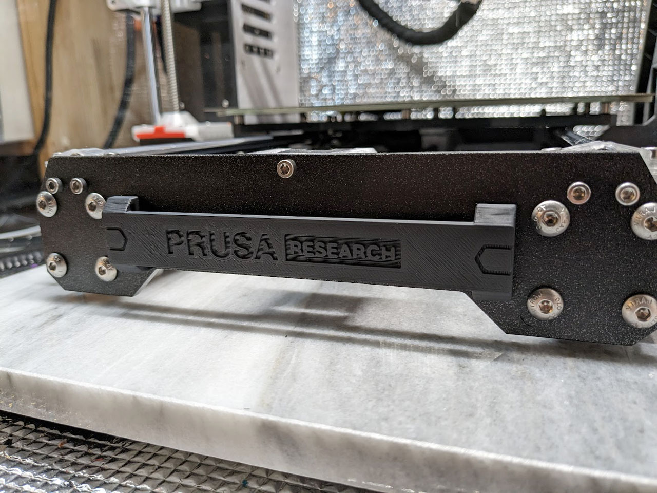 Prusa MK3 Front Plate Logo by BaGooN | Download free STL model ...