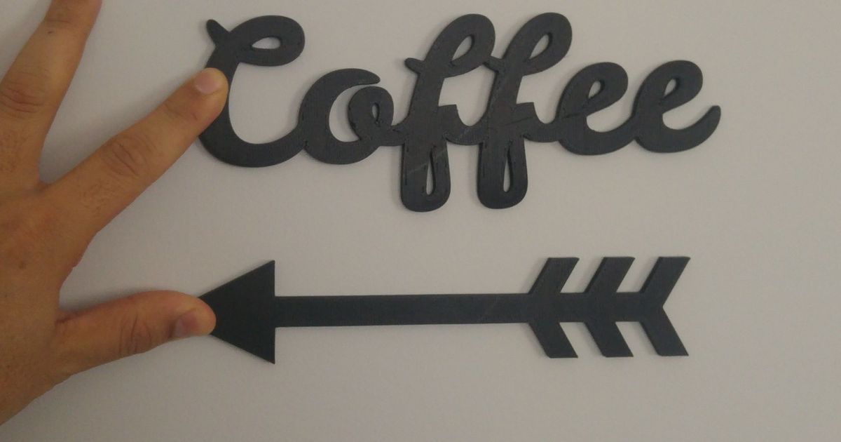 Coffee and arrow by punisher_1211 | Download free STL model ...