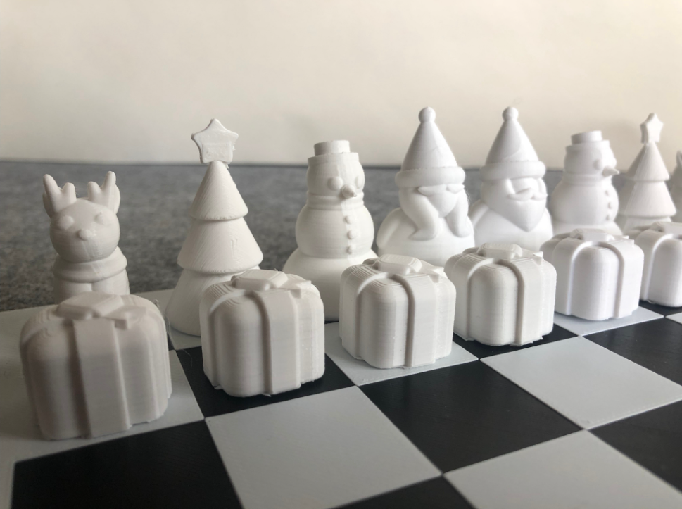 Christmas Chess by Cas Sommer | Download free STL model | Printables.com