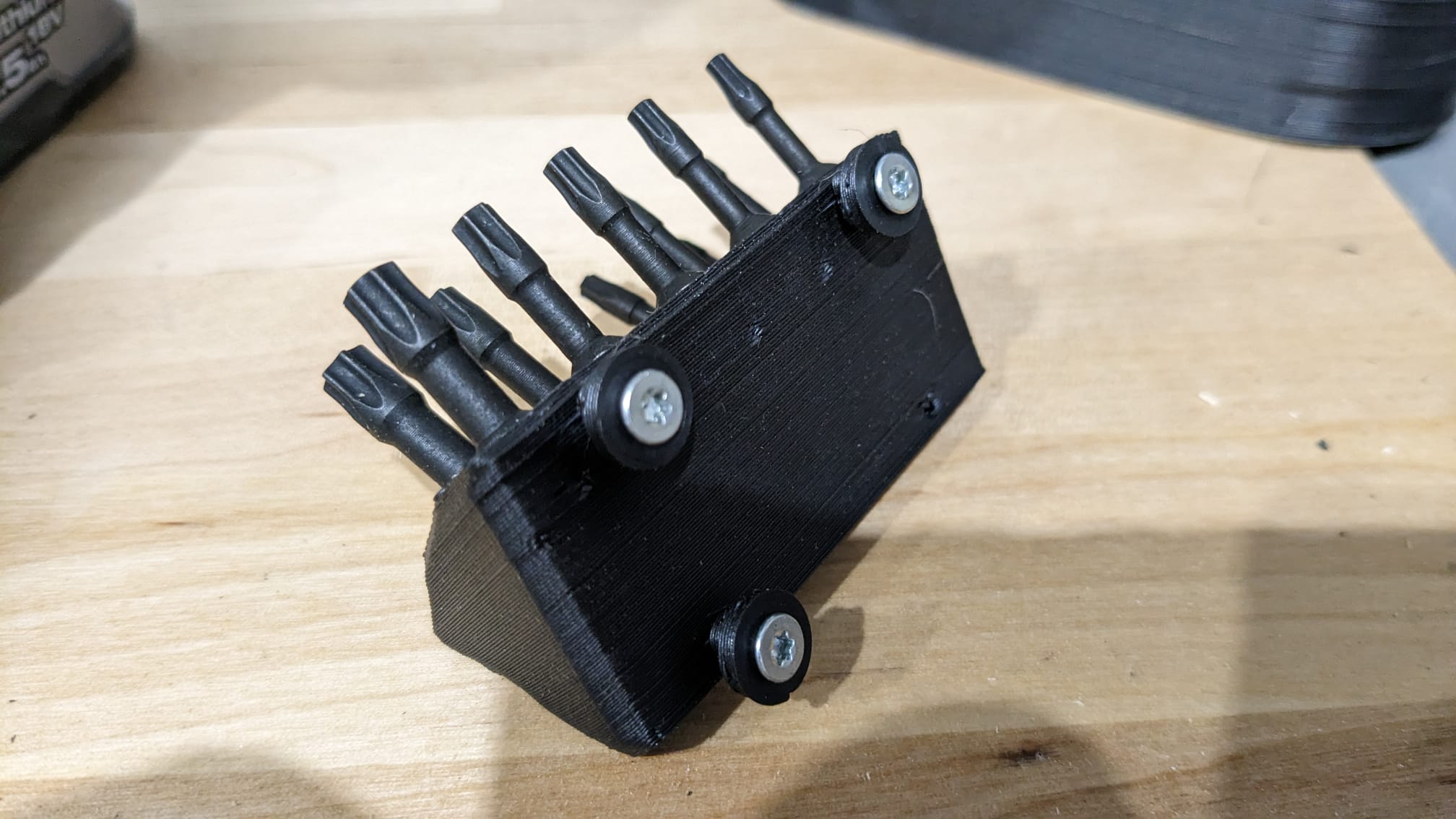 Hex bit holder for peg board (Lidl / Parkside) by Burgstall | Download ...