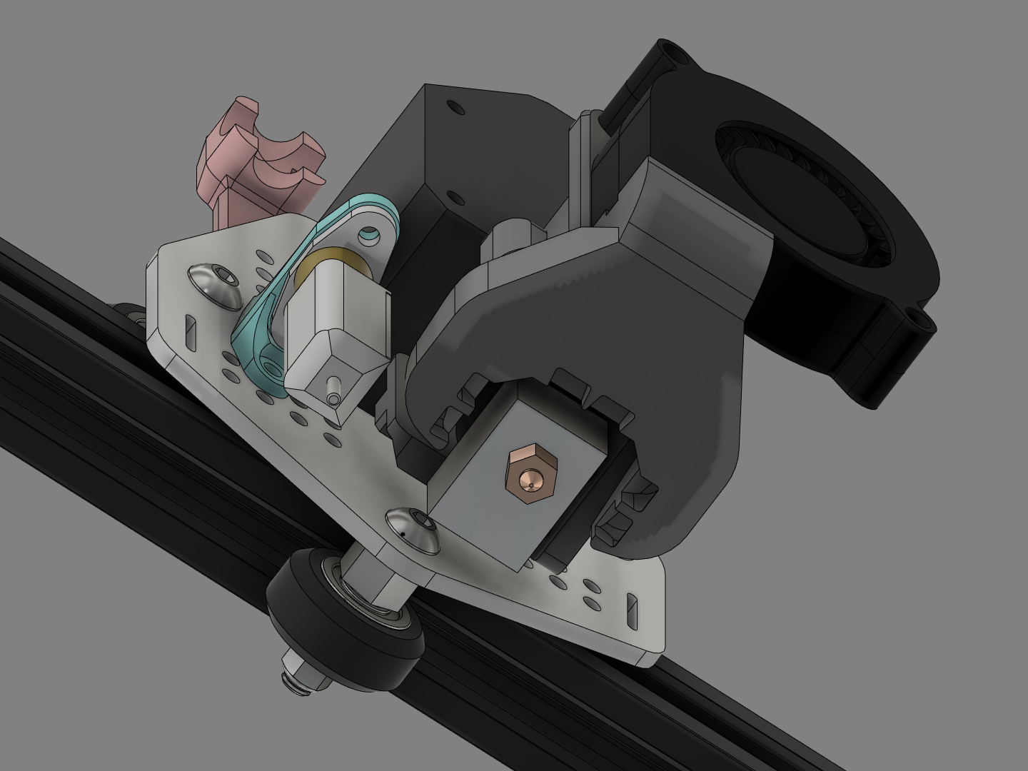 E3D v6 / Volcano 5015 Part Cooling por walldodge | Descargar modelo STL ...