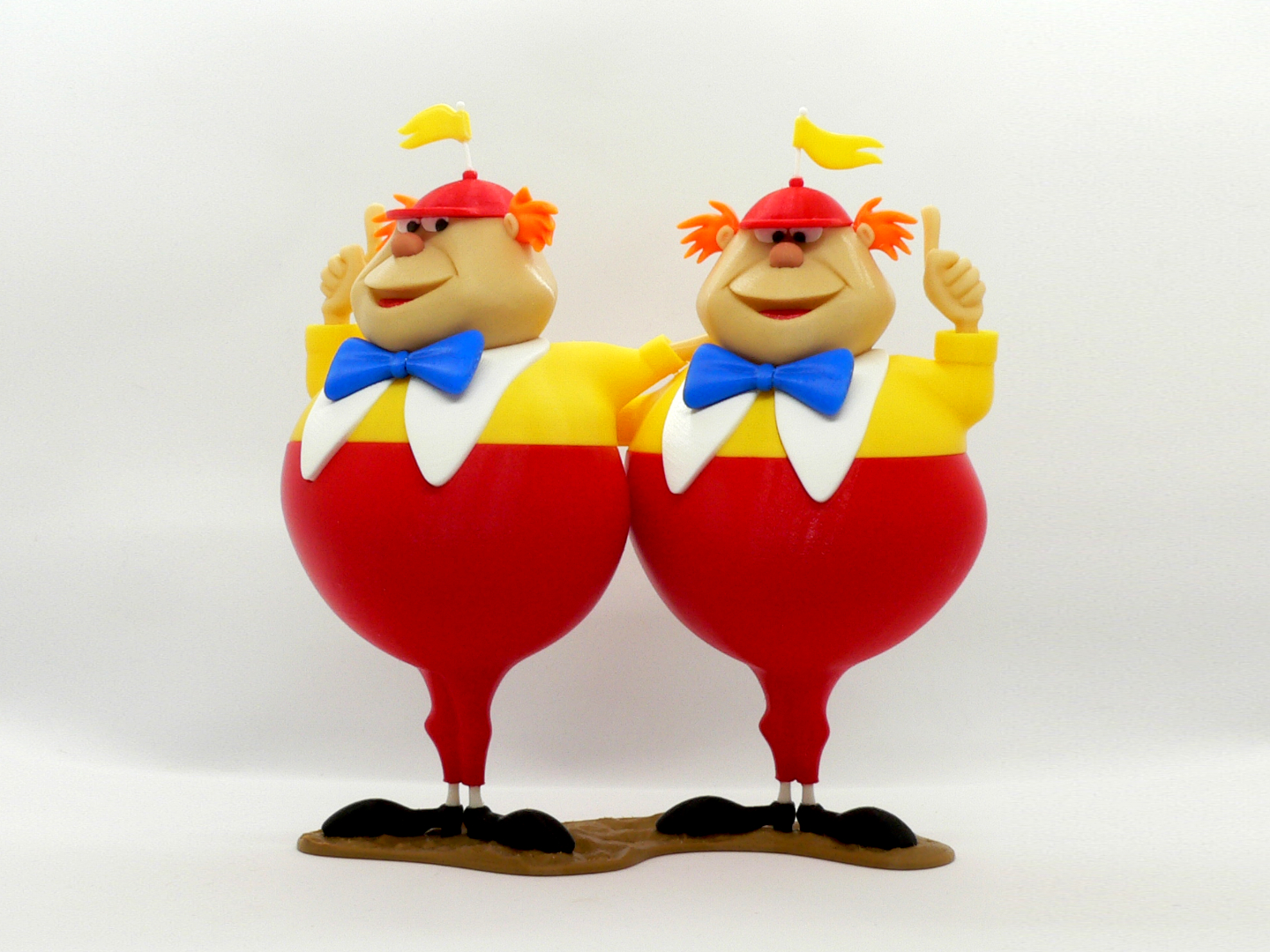 Tweedledee and Tweedledum by reddadsteve | Download free STL model ...