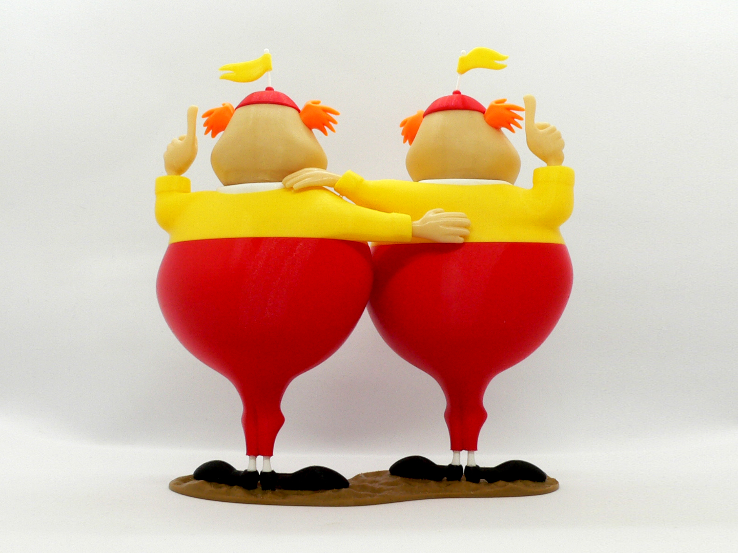 Tweedledee and Tweedledum by reddadsteve | Download free STL model ...