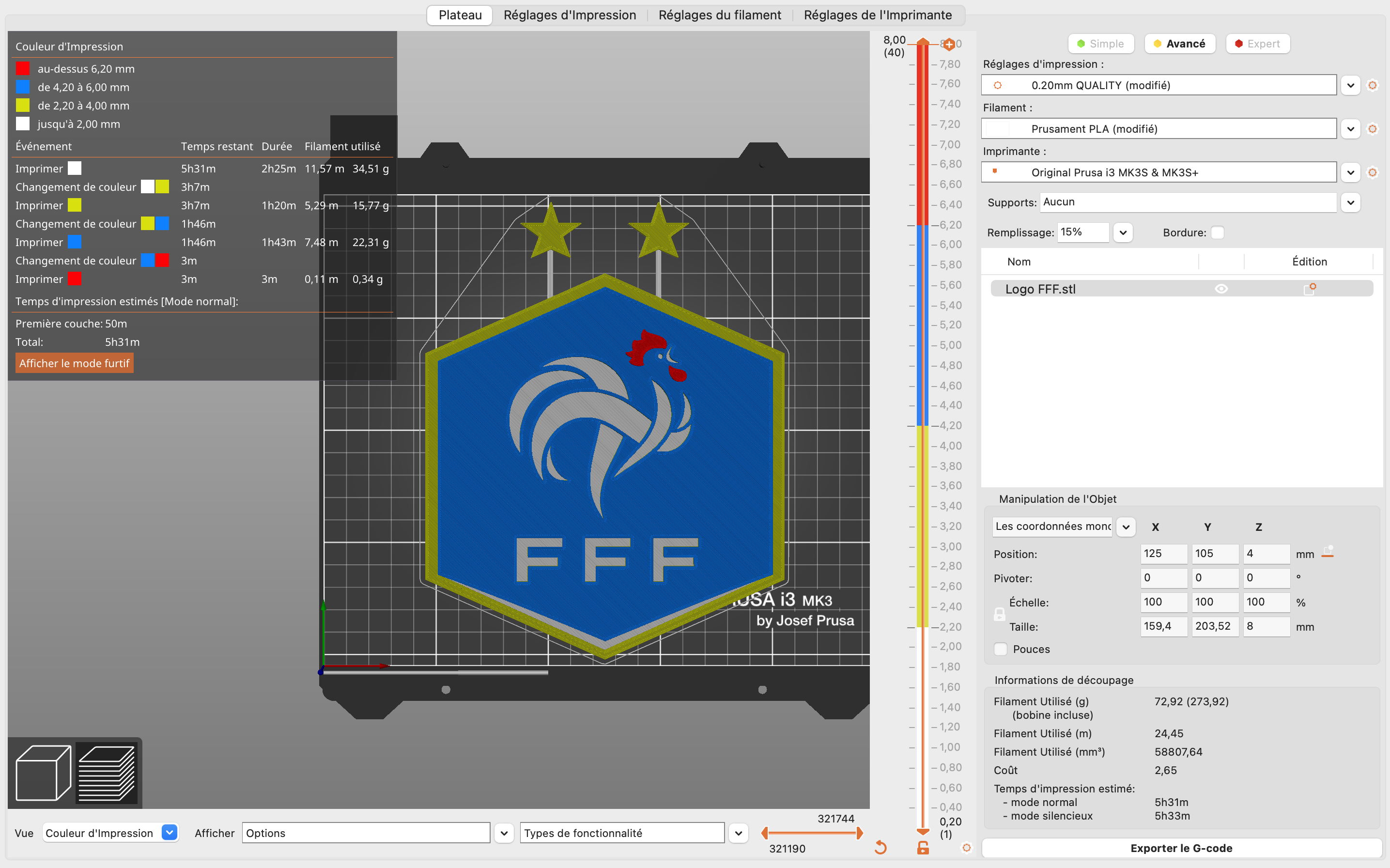 Logo FFF by Romain | Download free STL model | Printables.com