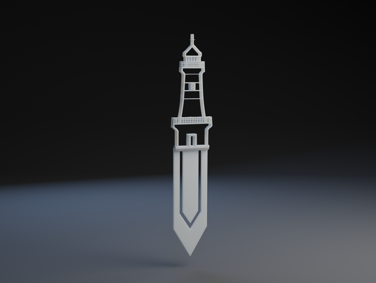 Lighthouse Bookmark by Peter Farell | Download free STL model ...