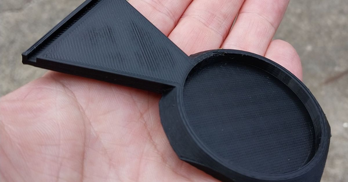 Tea light base with slot by 3dDesignsByPaul | Download free STL model ...