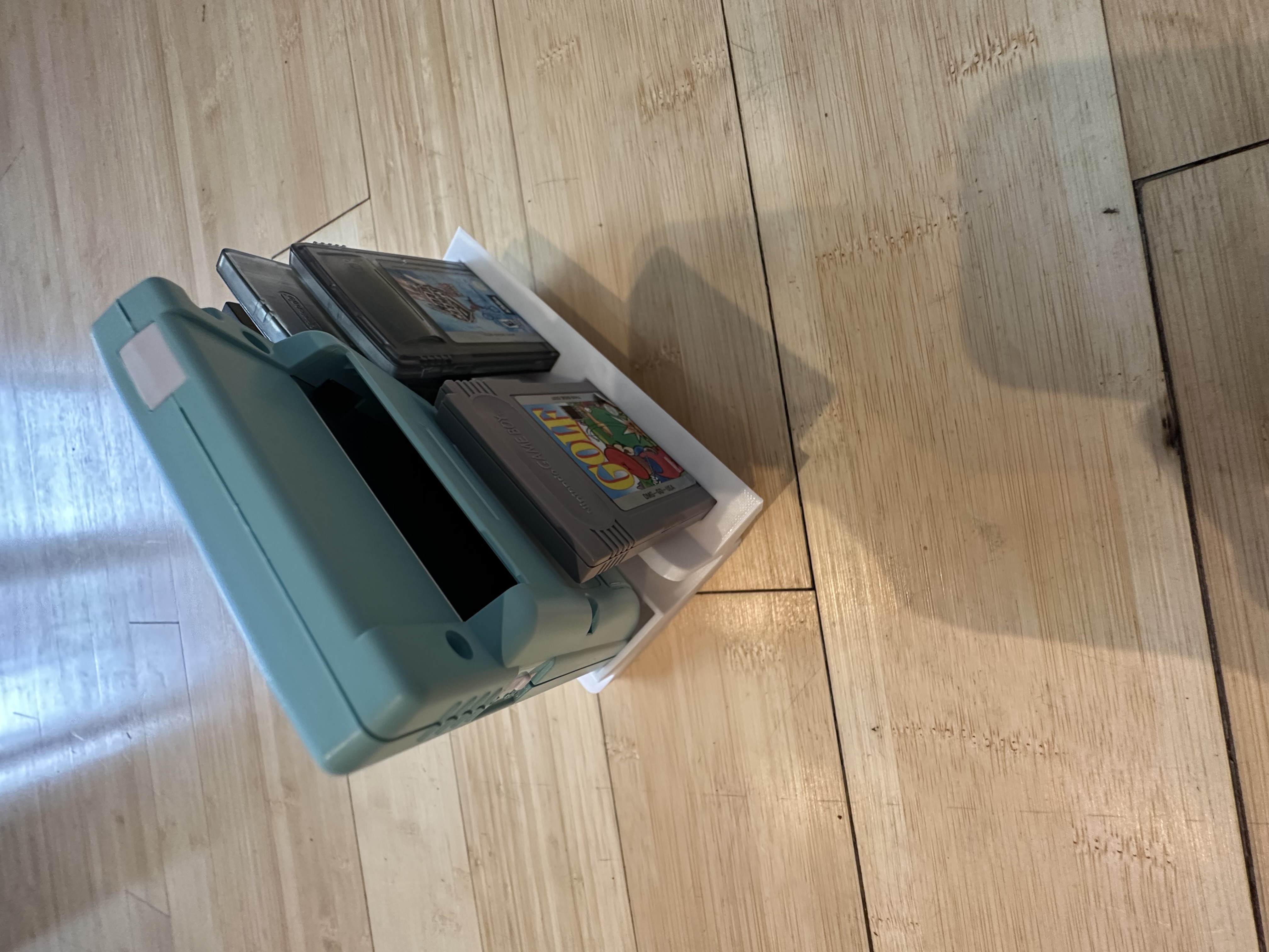 Game Boy Color Stand with 7 game holder slots by Rex | Download free ...