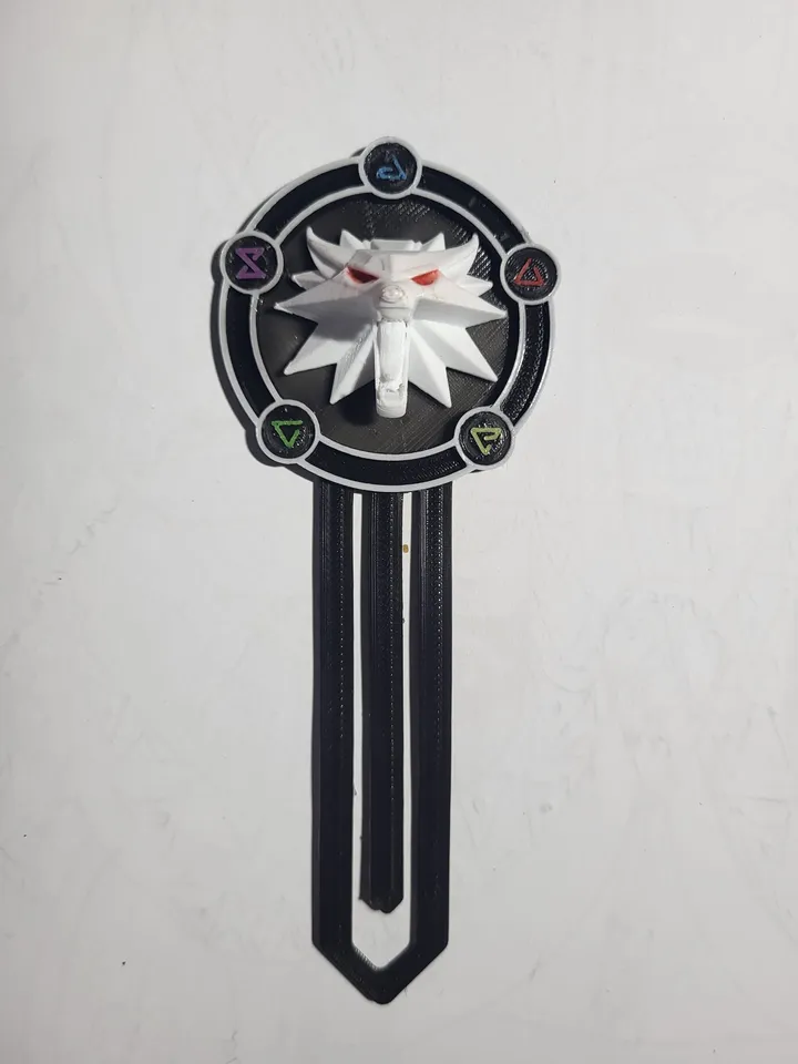 Witcher bookmark by Khelian | Download free STL model | Printables.com