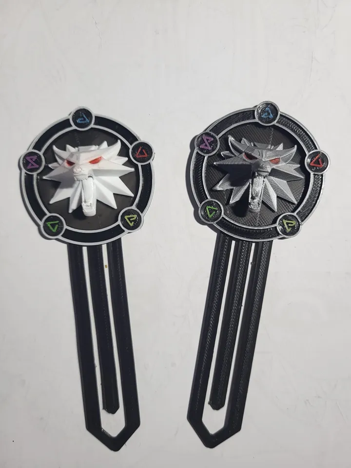 Witcher bookmark by Khelian | Download free STL model | Printables.com