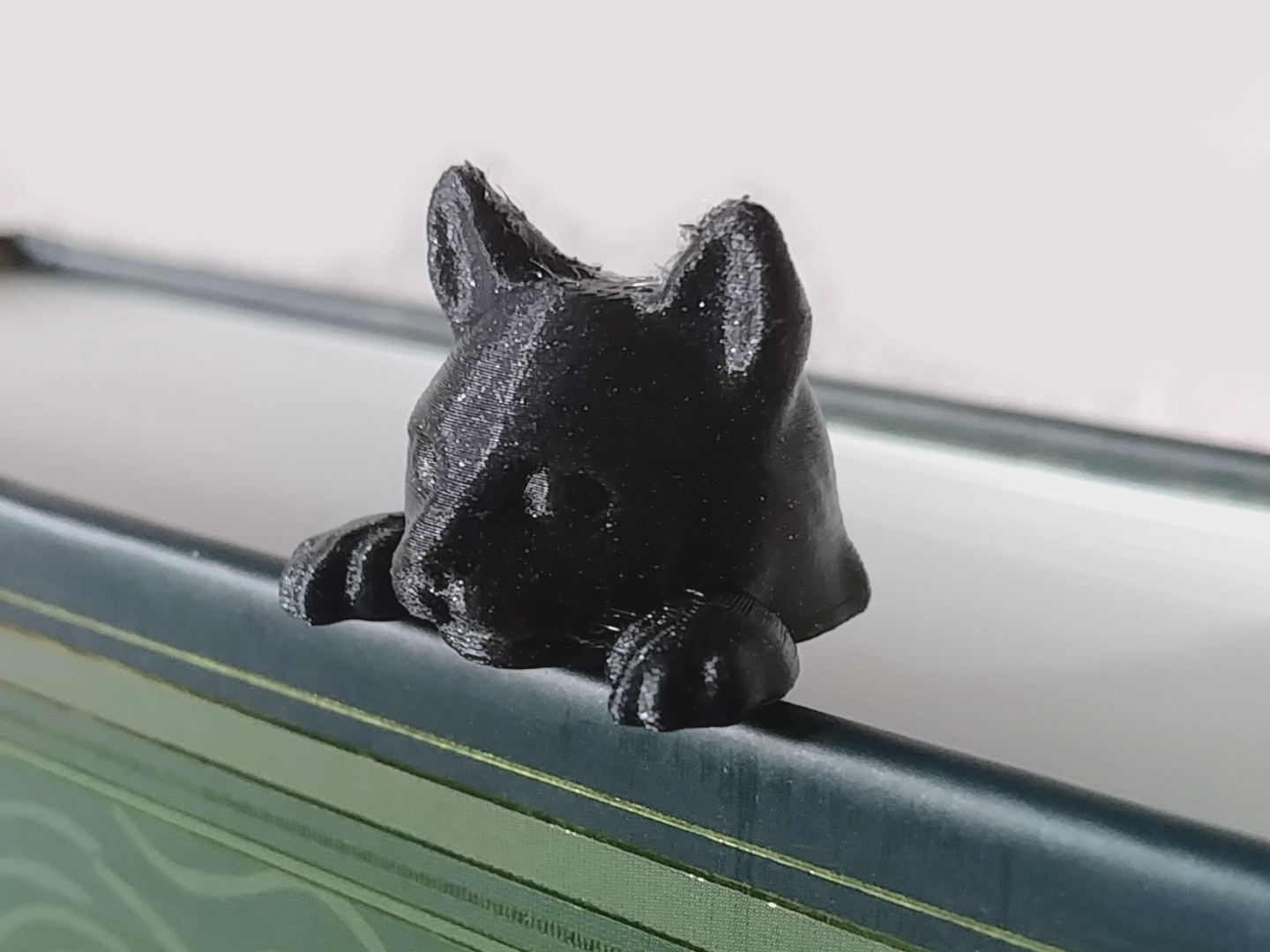 Peeking Cat Bookmark (3D) by Schrittmotor | Download free STL model ...