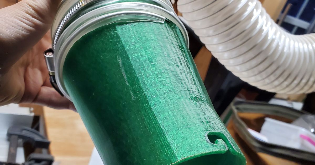 Dust collector 4" nozzle by InqEnzo | Download free STL model ...