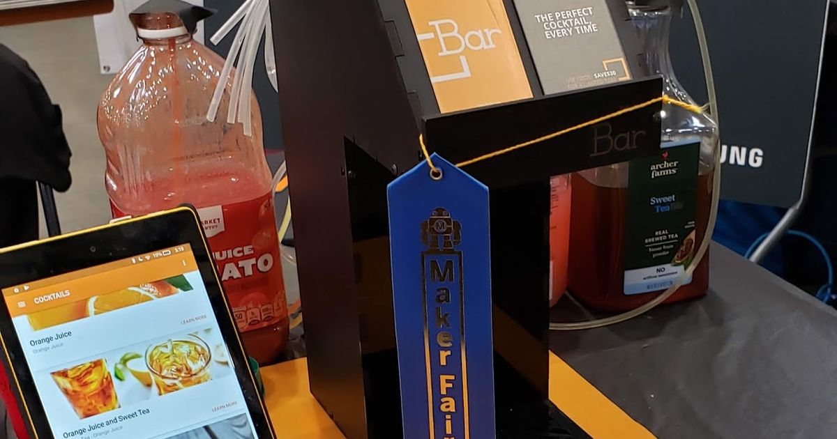 DIY Bar - Cocktail Machine by MyBar.io | Download free STL model ...