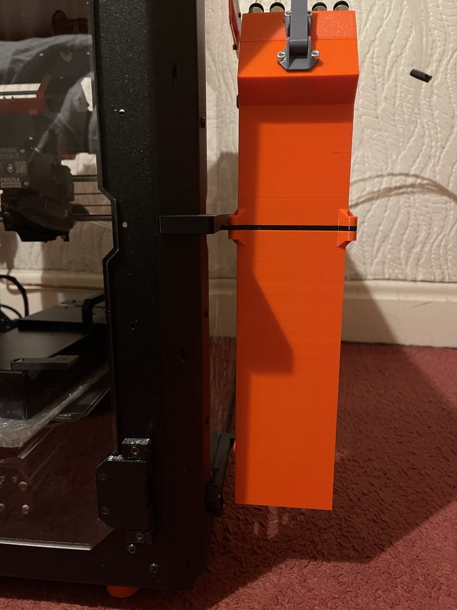 RMU Mk3 mount for Original Prusa Enclosure (lower) by dick | Download ...