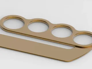 Knuckle Duster Bookmark by Jacob | Download free STL model | Printables.com