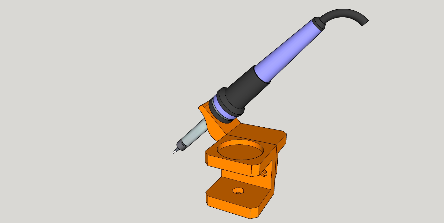 Soporte para Soldador por Raúl | Descargar modelo STL gratuito ...
