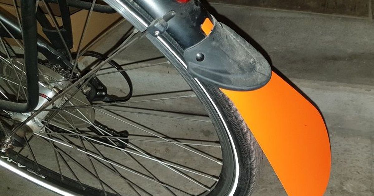 Bicycle fender extender by themaddin | Download free STL model ...