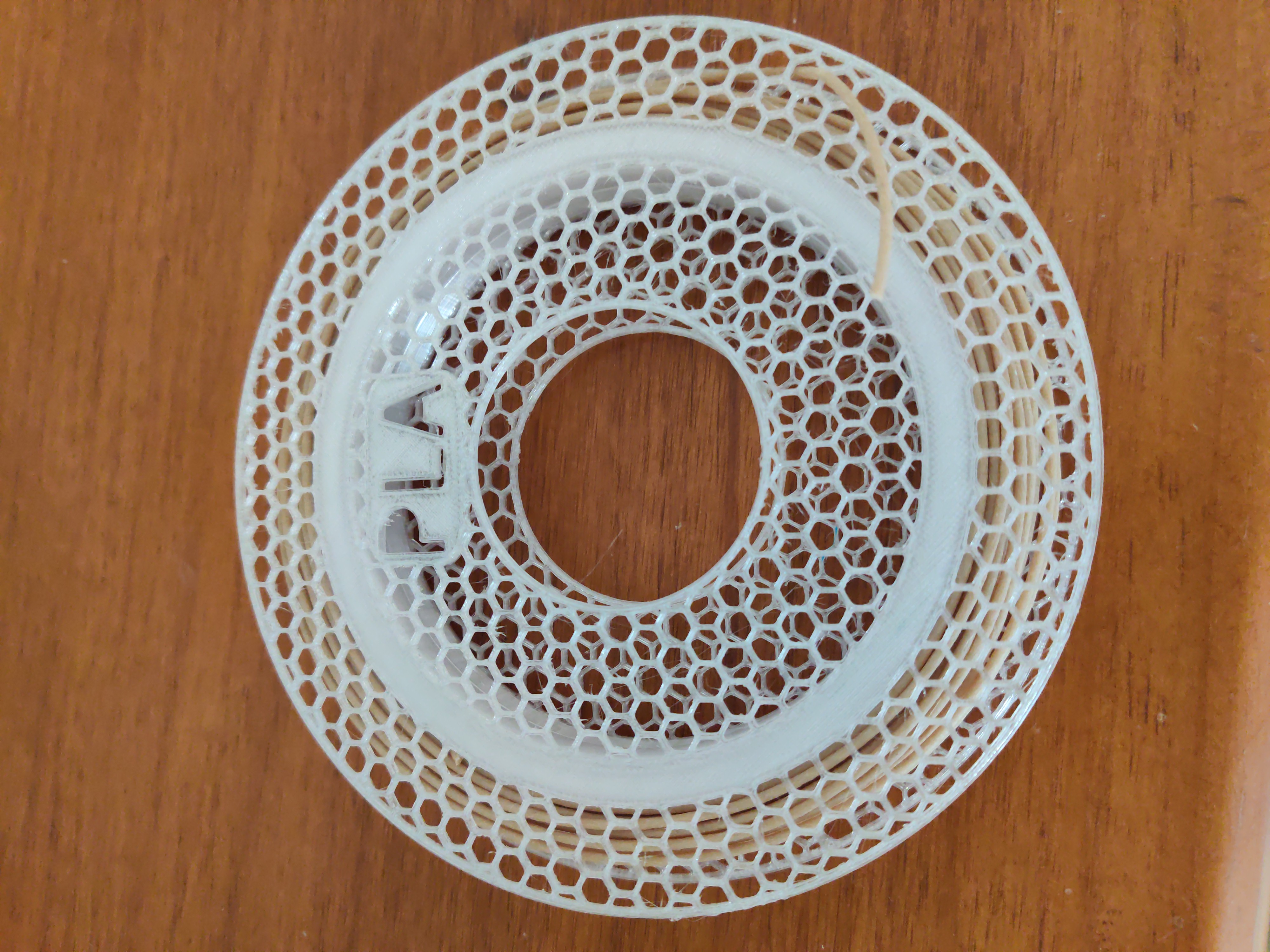 Labelled filament sample spool by koz | Download free STL model ...