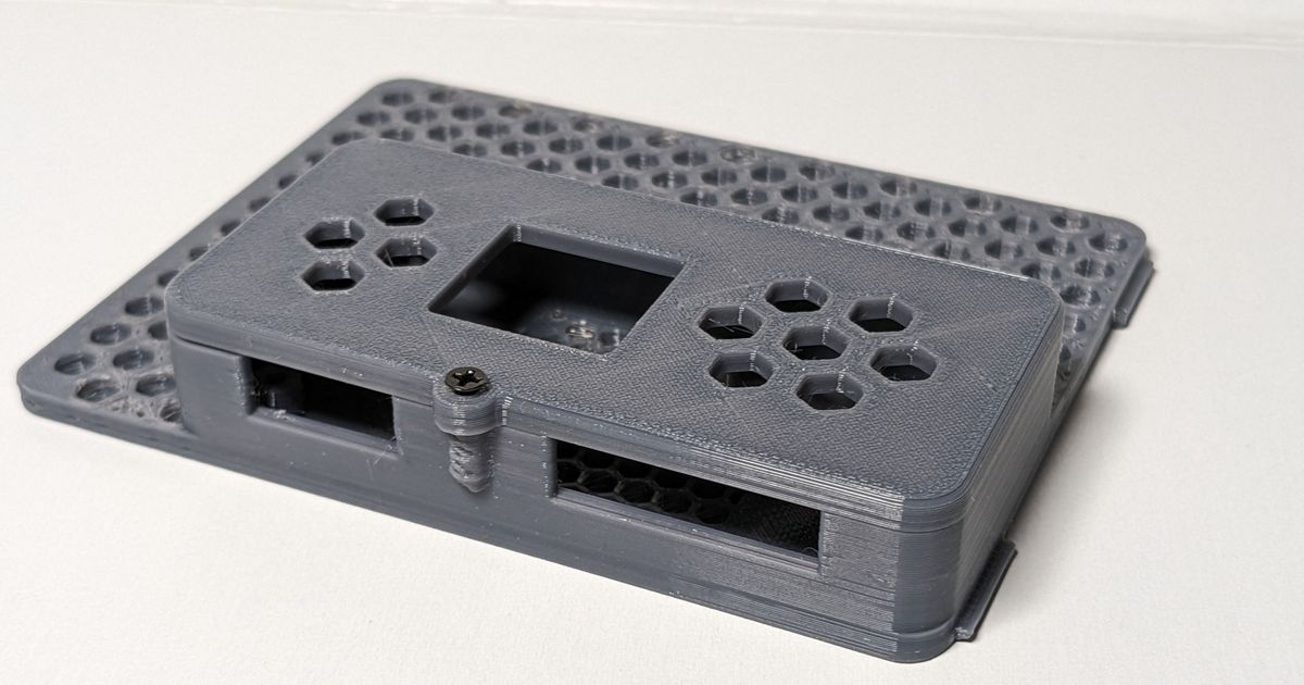 Prusa MINI Z-Top Electronics Box Lid | Vented Pi Zero 2 W Lid by ...