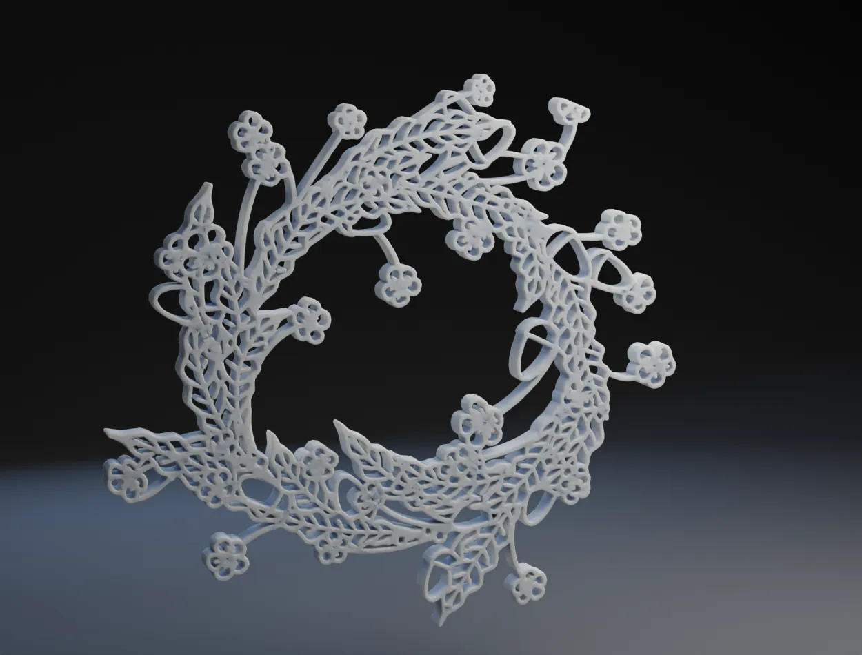 Wreath Ornament by Peter Farell | Download free STL model | Printables.com