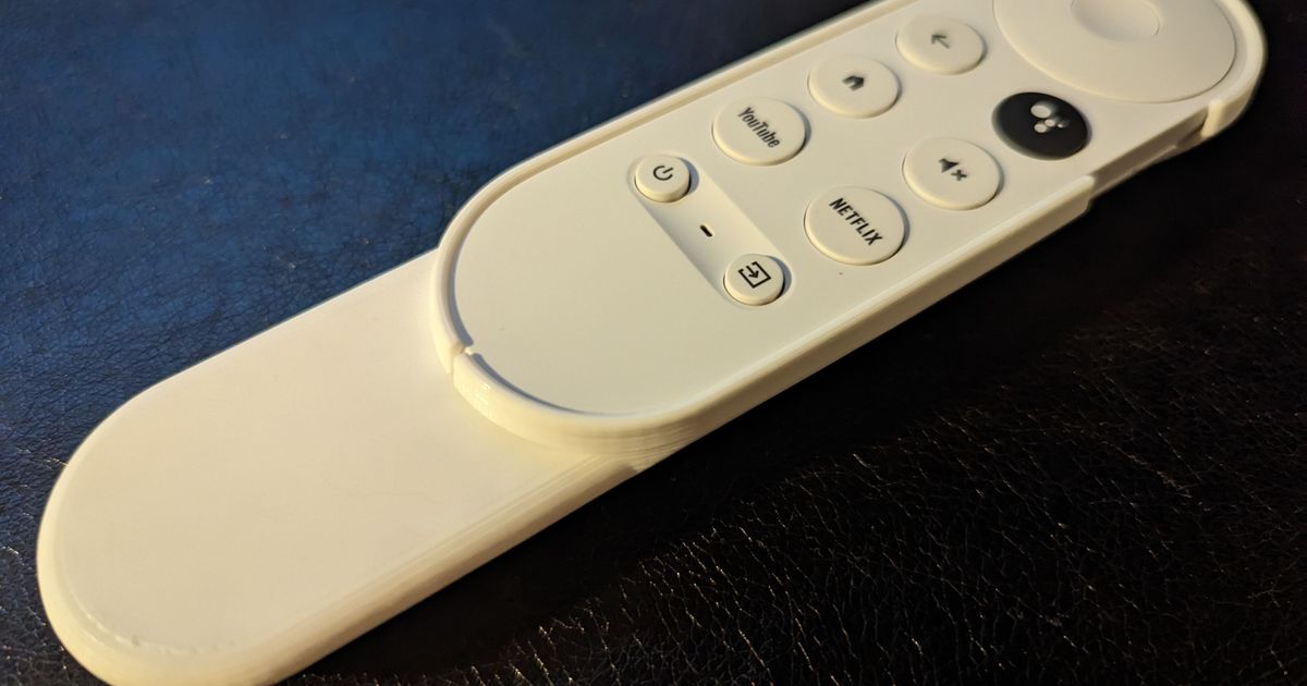 Chromecast 4k remote case by Spitzspot | Download free STL model ...