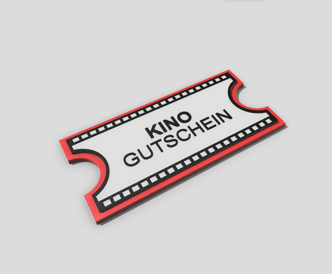 Cinema Coupon (3 Color) by David Krammer | Download free STL model ...