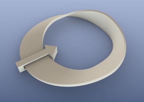 Moebius arrow by Lex | Download free STL model | Printables.com