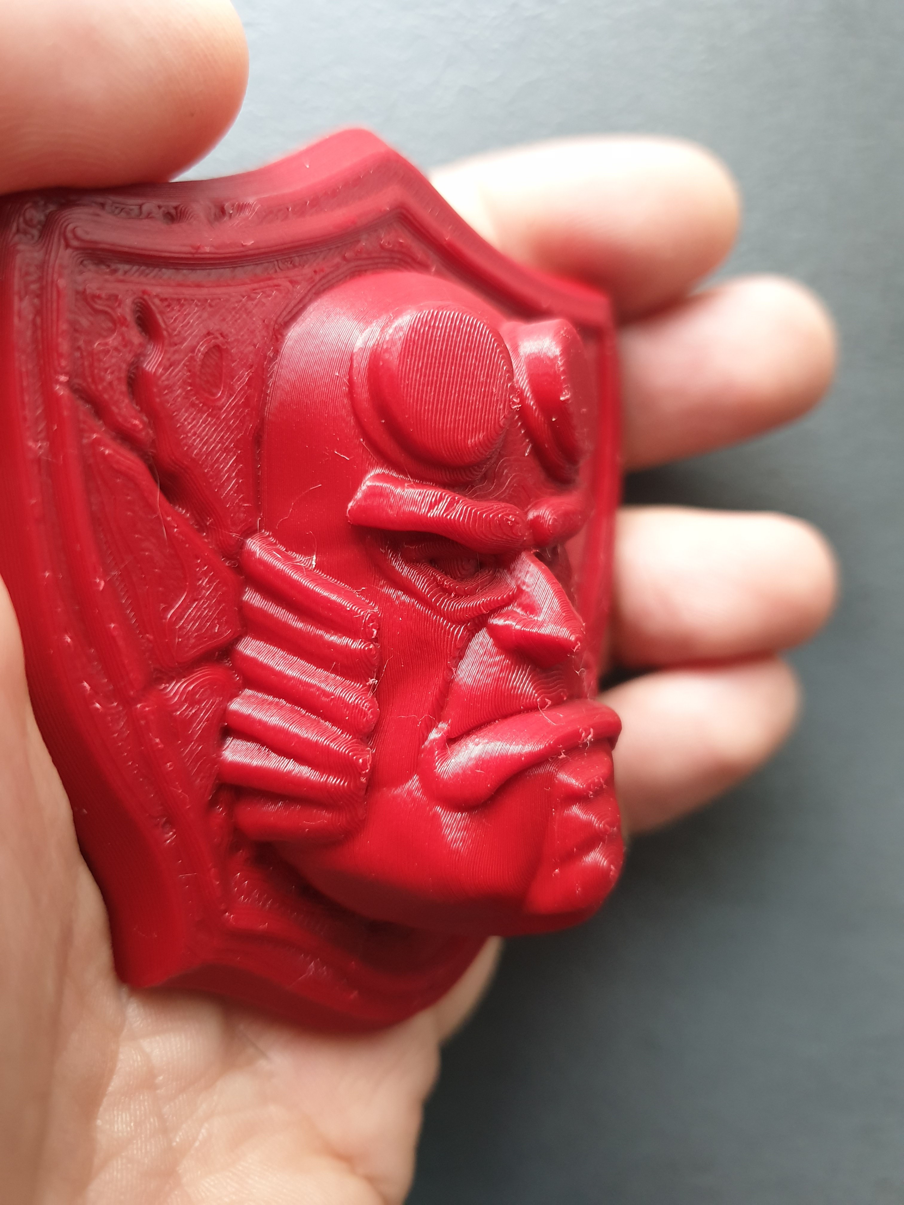 Hellboy badge by Wekster | Download free STL model | Printables.com
