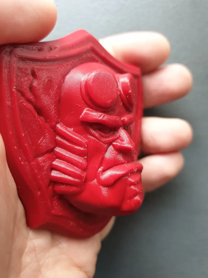 Hellboy badge by Wekster | Download free STL model | Printables.com
