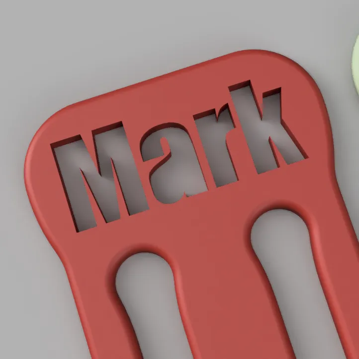 Mark the Bookmark extruded and engraved by MirkoFerronato | Download ...