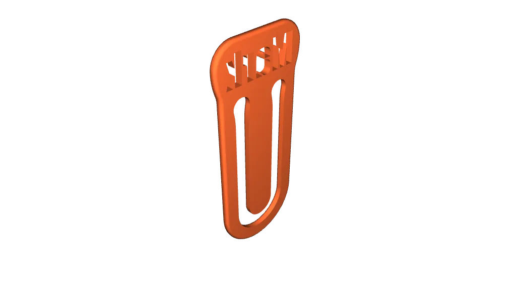 Mark the Bookmark extruded and engraved by MirkoFerronato | Download ...