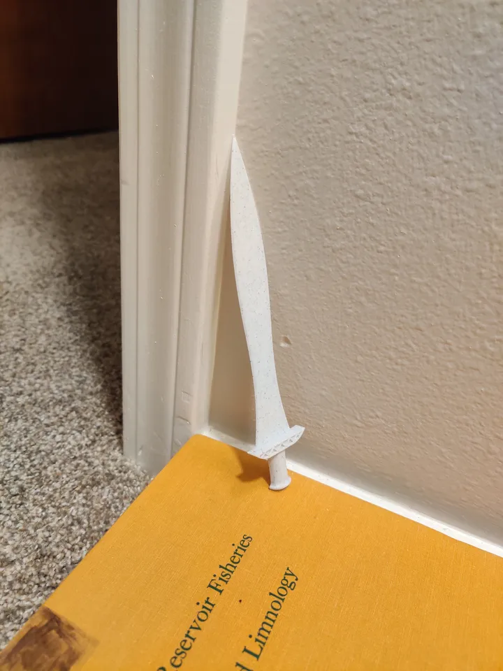 Sword Bookmark by BittenZombie55 | Download free STL model | Printables.com