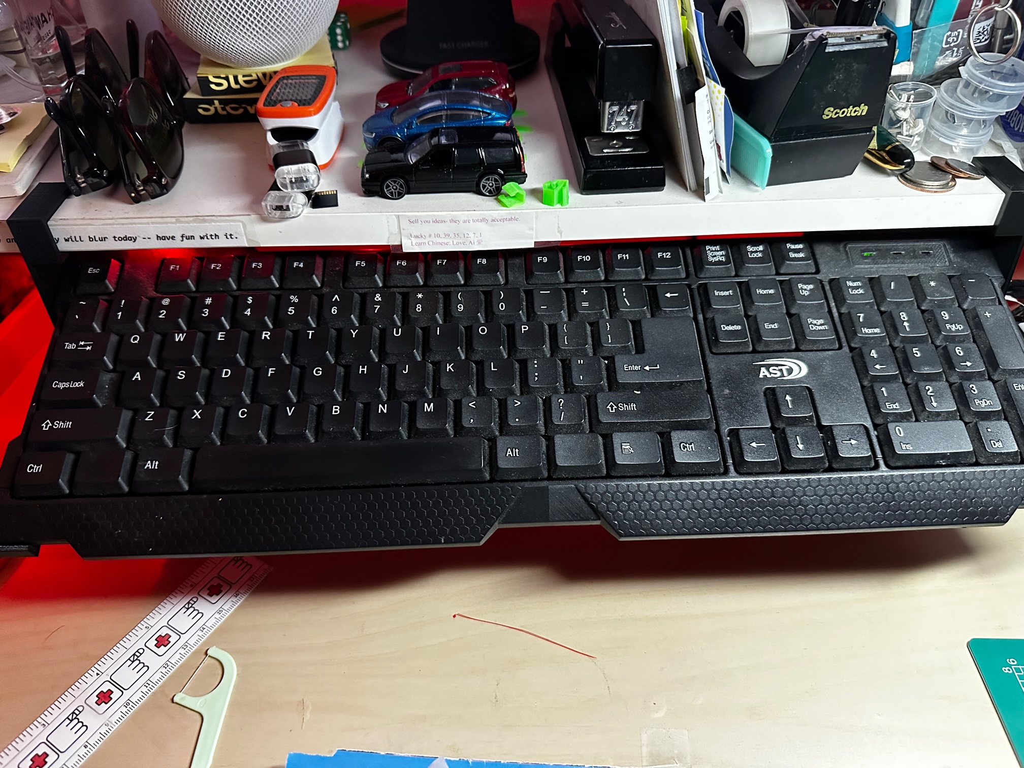 Under Shelf Hanging Keyboard by MrPerry | Download free STL model ...