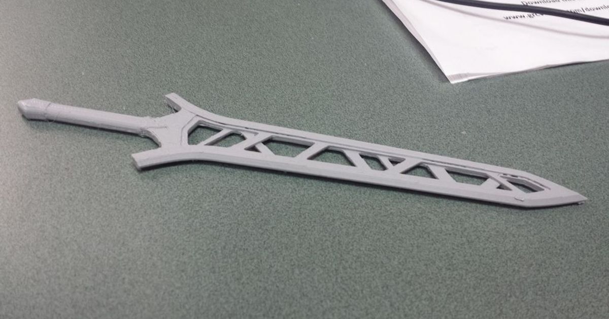 Brave Sword from Fire Emblem by Zachary Goode | Download free STL model ...