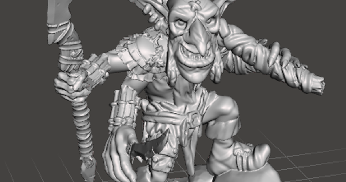 Goblin Warrior Mutant - Axe, Knife, and Glaive. by FourZeroSix ...