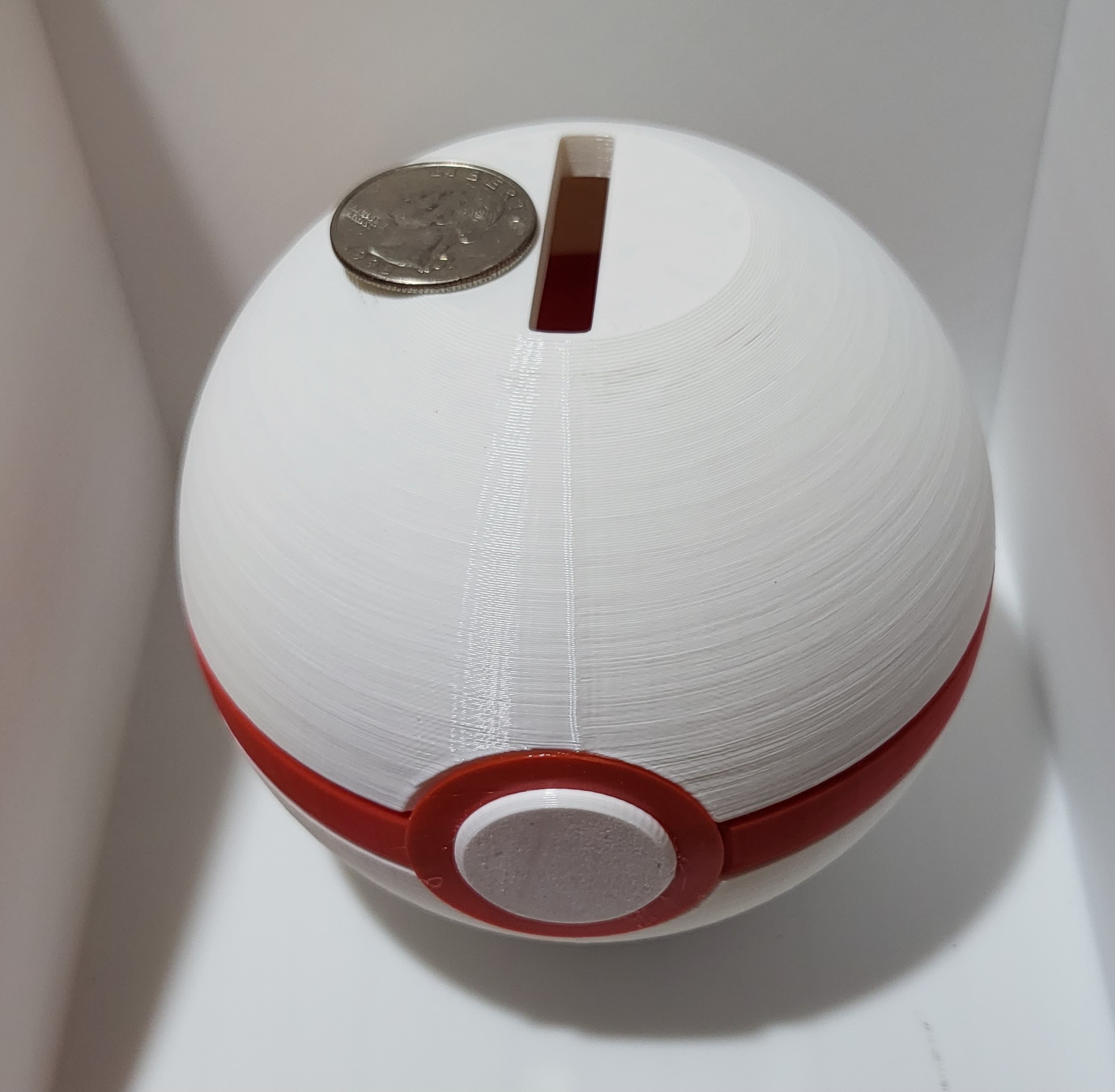 Pokeball/Premier ball Piggy Bank by 3D Gene Designs | Download free STL ...