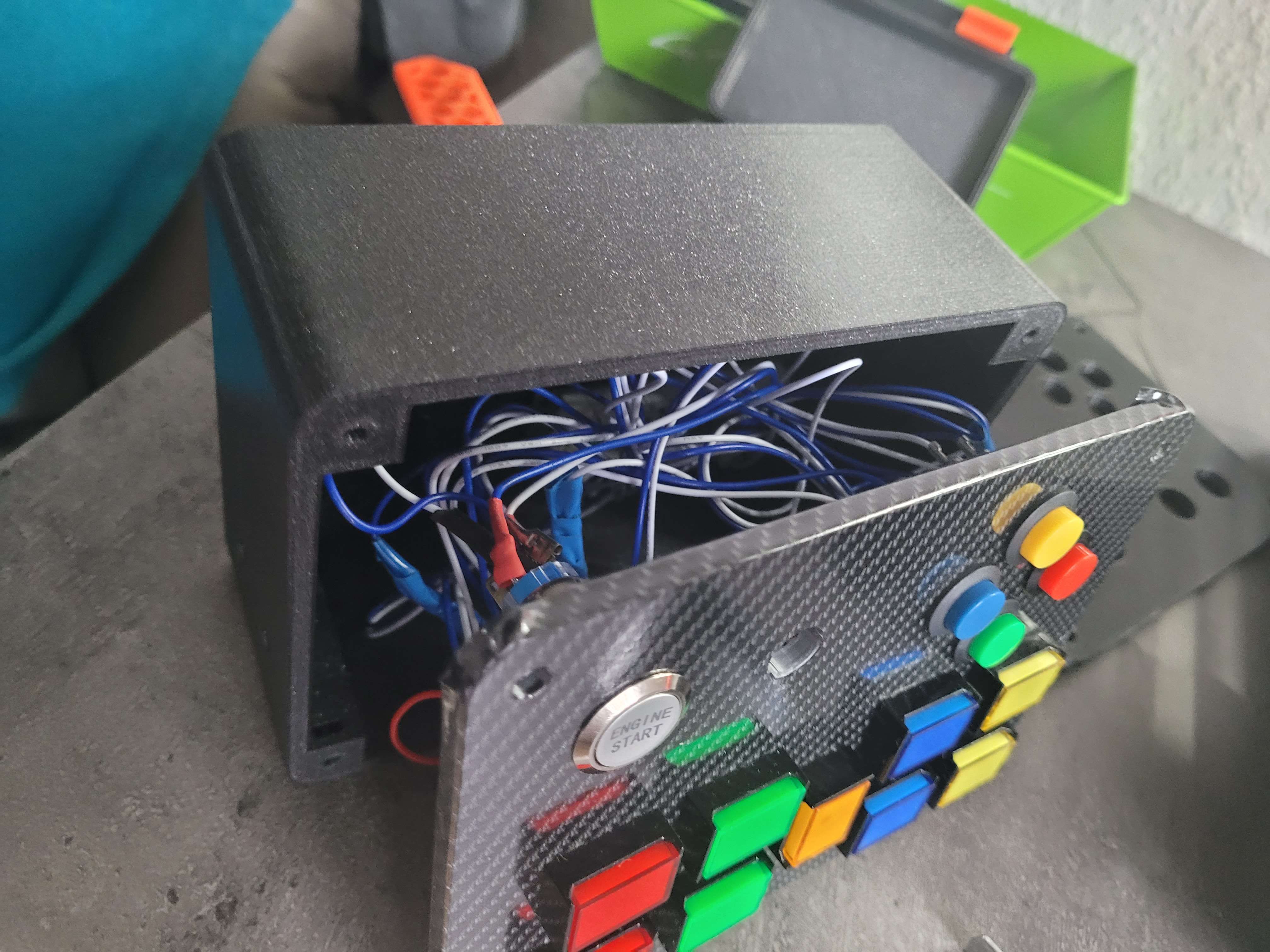 Button box sim racing by dimi25 | Download free STL model | Printables.com