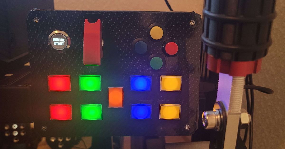 Button box sim racing autorstwa dimi25 | Pobierz darmowy model STL ...