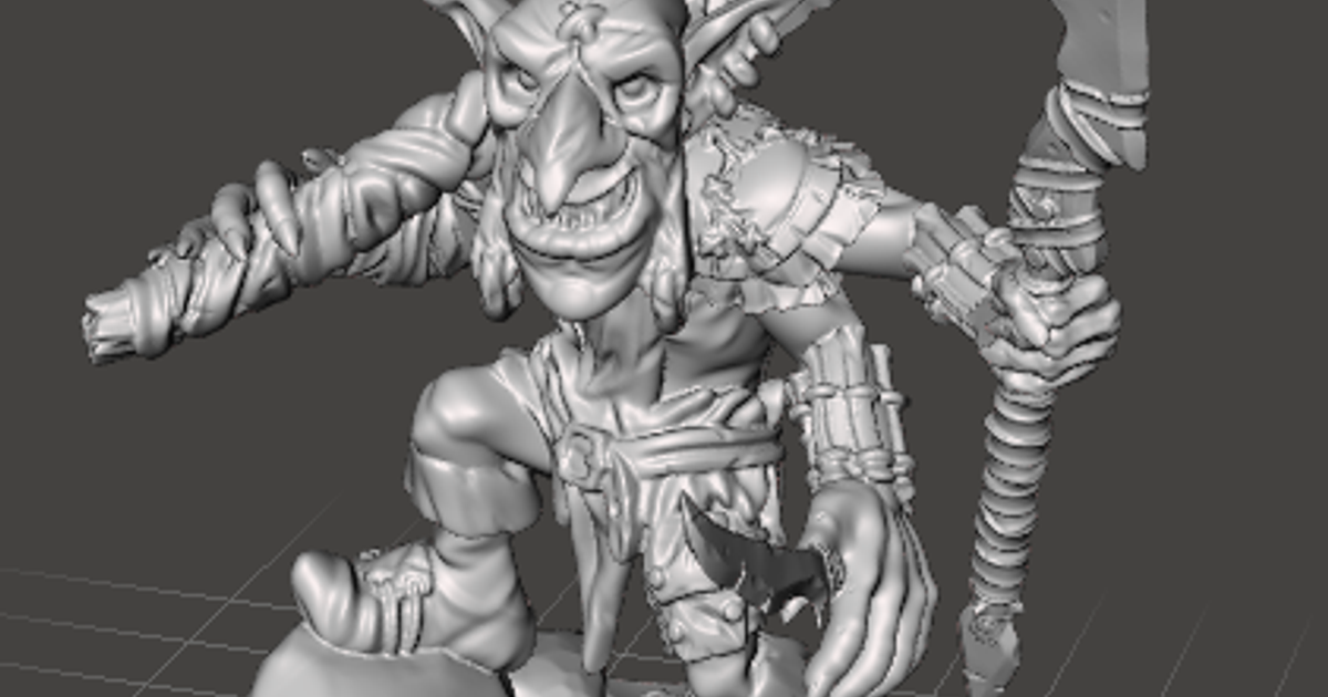 Goblin Warrior Mutant - Axe, Knife, and Glaive-v2 by FourZeroSix ...